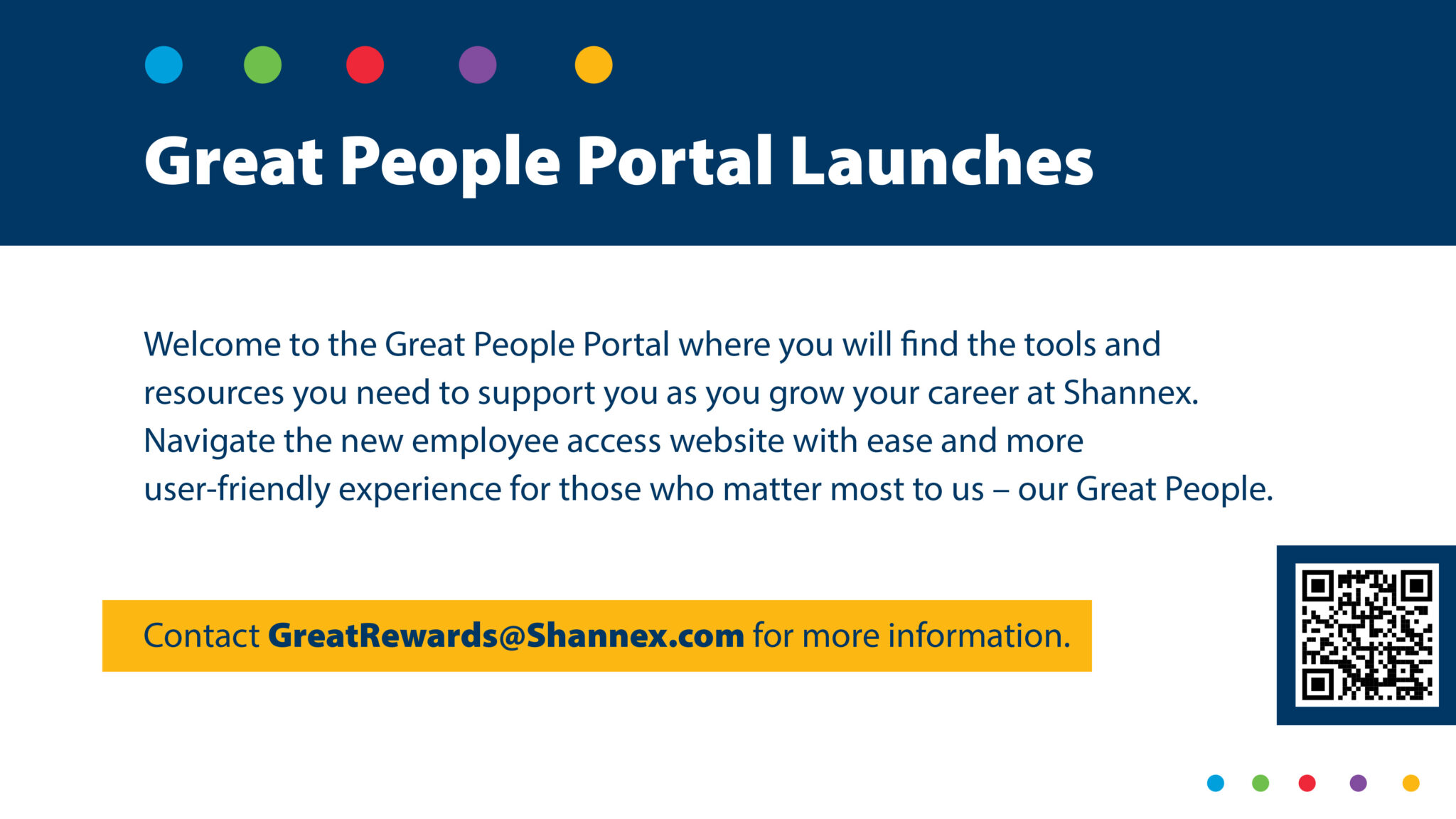 Great People Portal Launches | Shannex